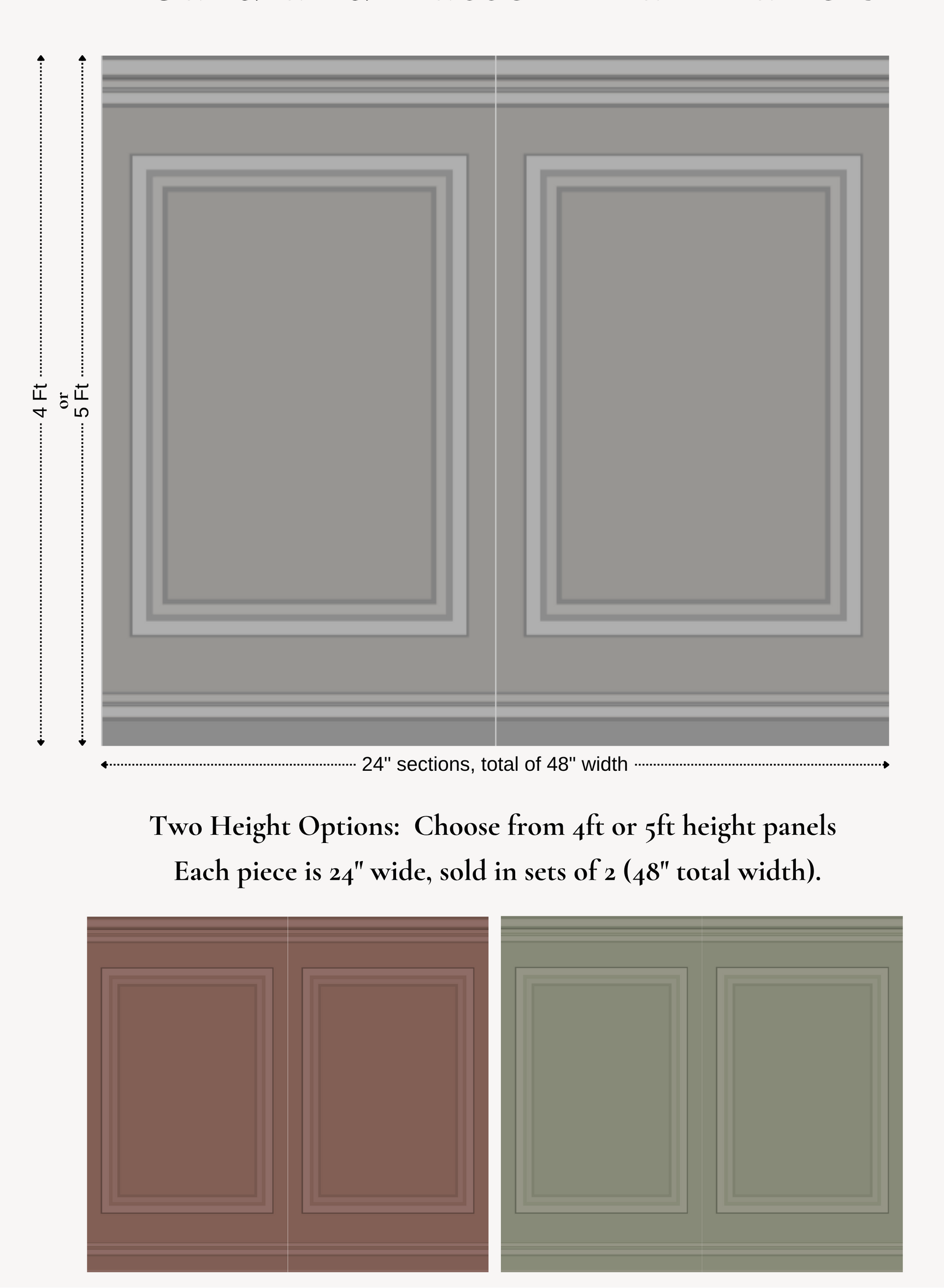 Board and Batten Wall Panels (Peel & Stick)