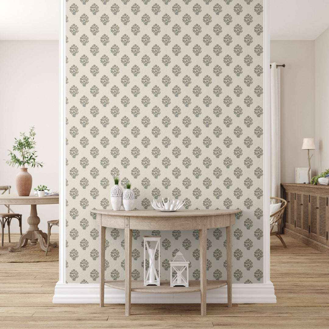 Best Block Print Wallpaper for Walls, Peel and Stick or Traditional