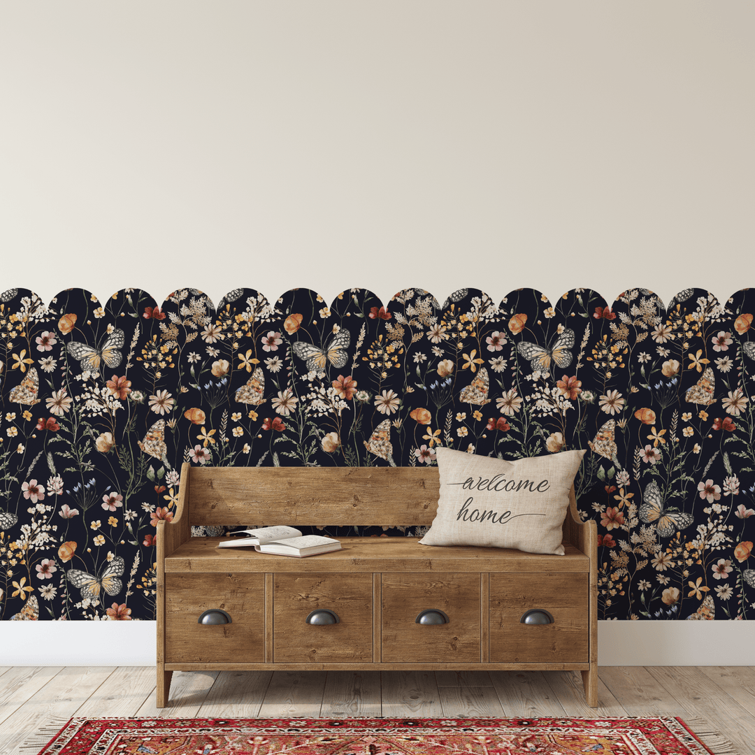 Custom Design Scallop Half Wall Panels