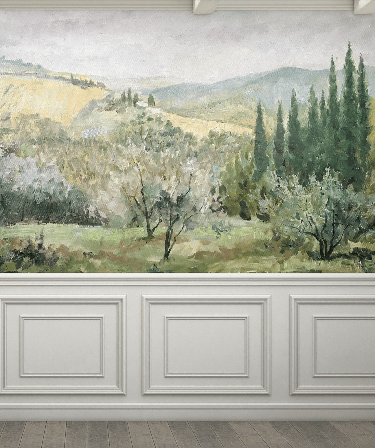 Oil Painting Landscape Wall Mural (Peel & Stick)