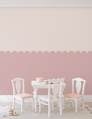 Scallop Half Wall Panels