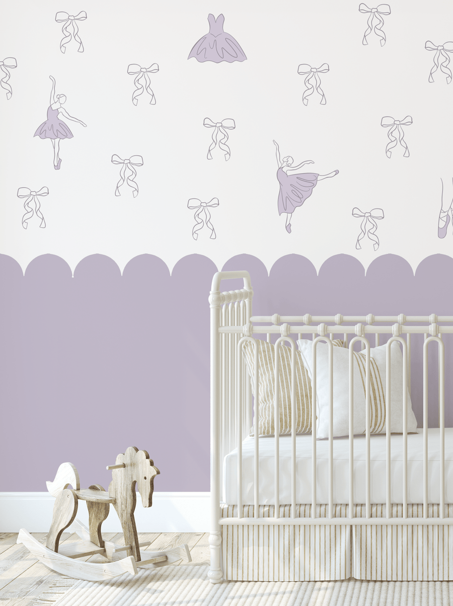 Simple Ballerina Decals (Peel and Stick Decals)