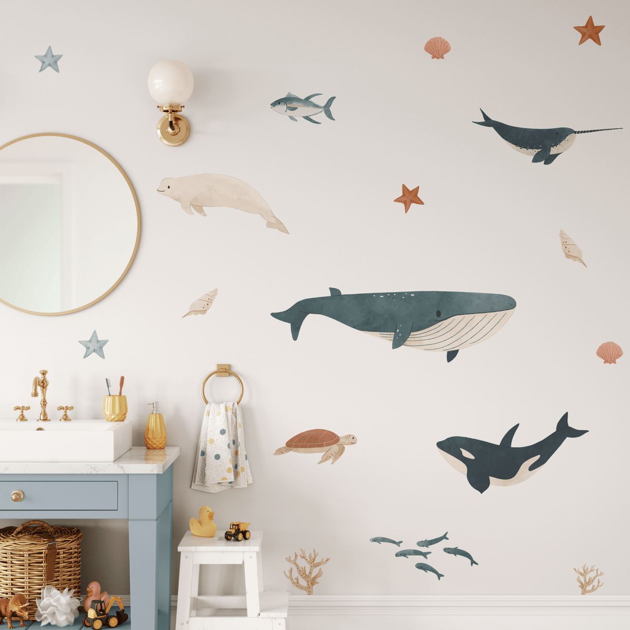 Under the Sea Wall Stickers (Peel and Stick Decals)