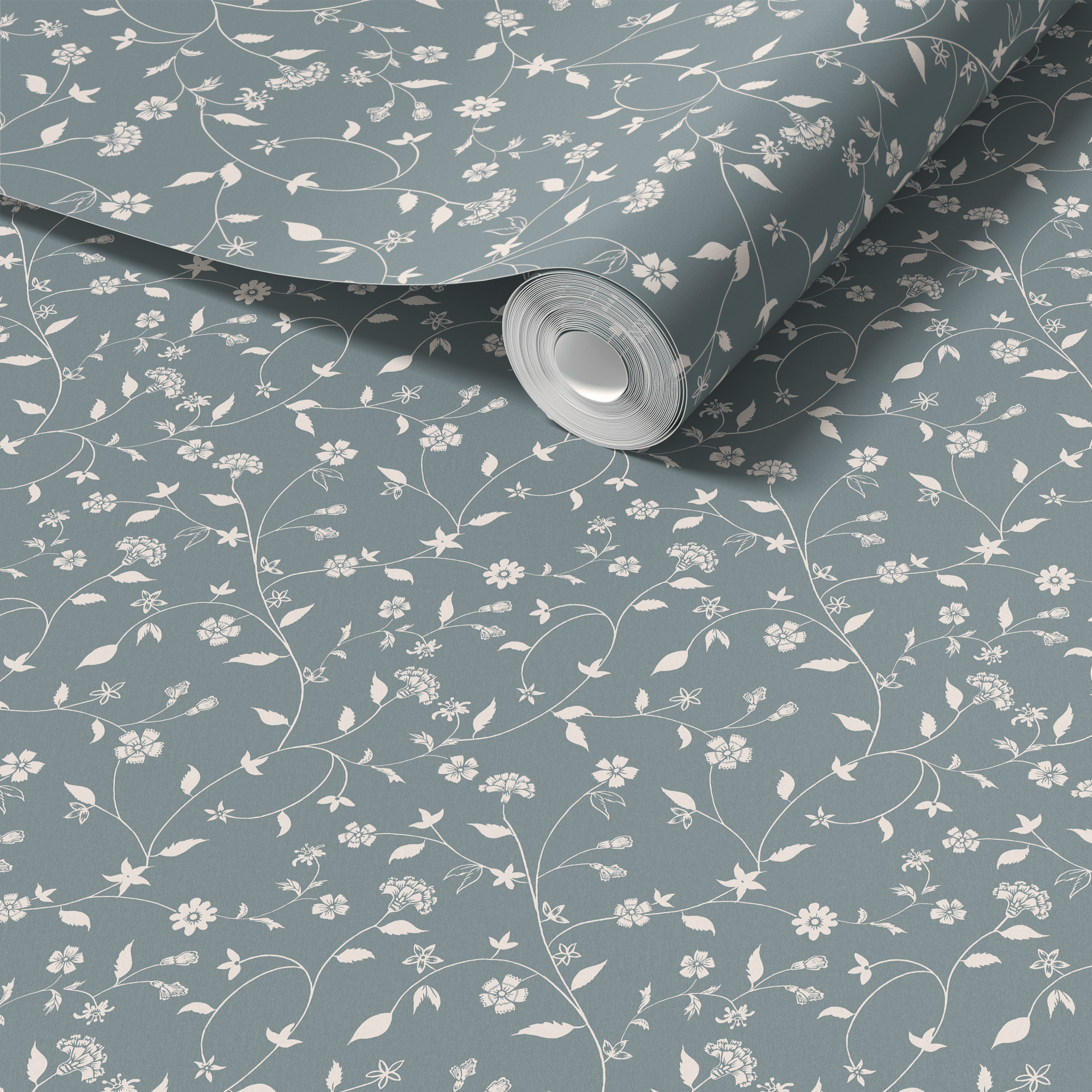Blue Vines Wallpaper
