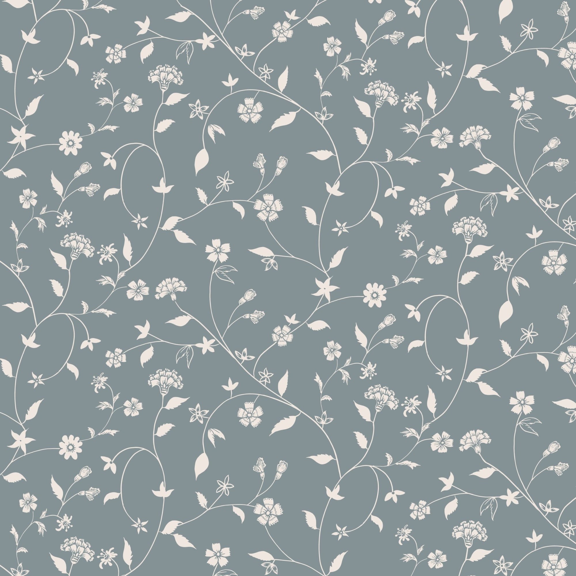 Blue Vines Wallpaper