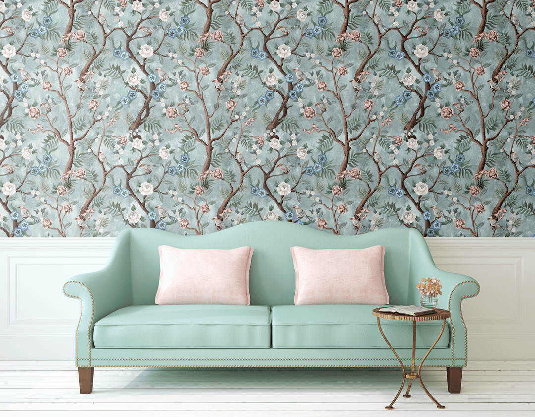 Chinoiserie Peel and Stick Wallpaper