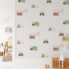 Construction Watercolor Wall Stickers - Removable Decals