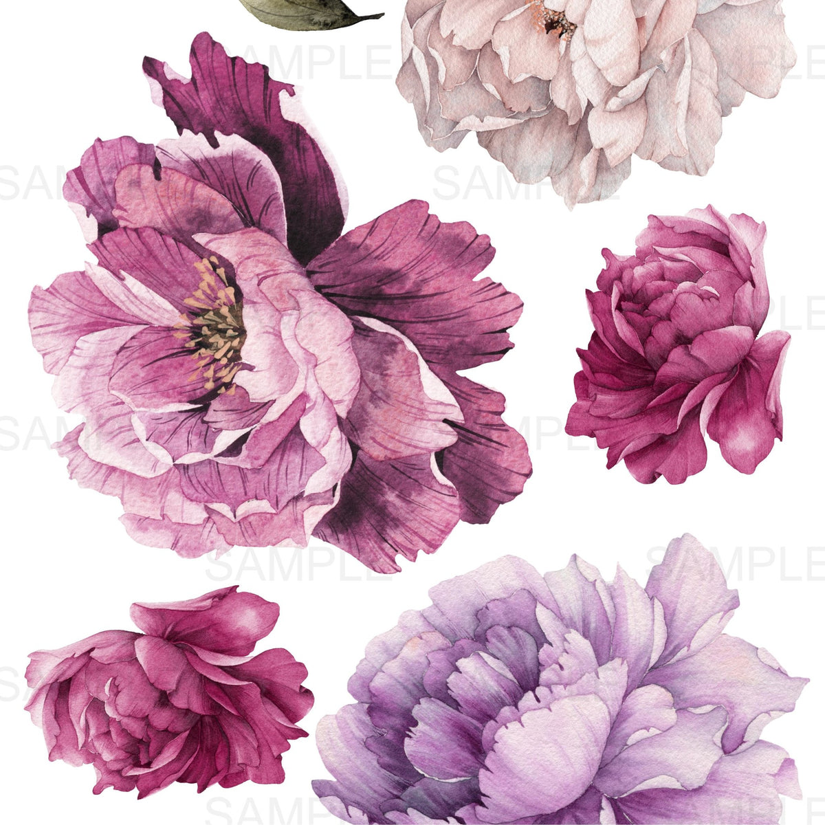 Julianna Floral Wall Stickers || Floral Wall Decals