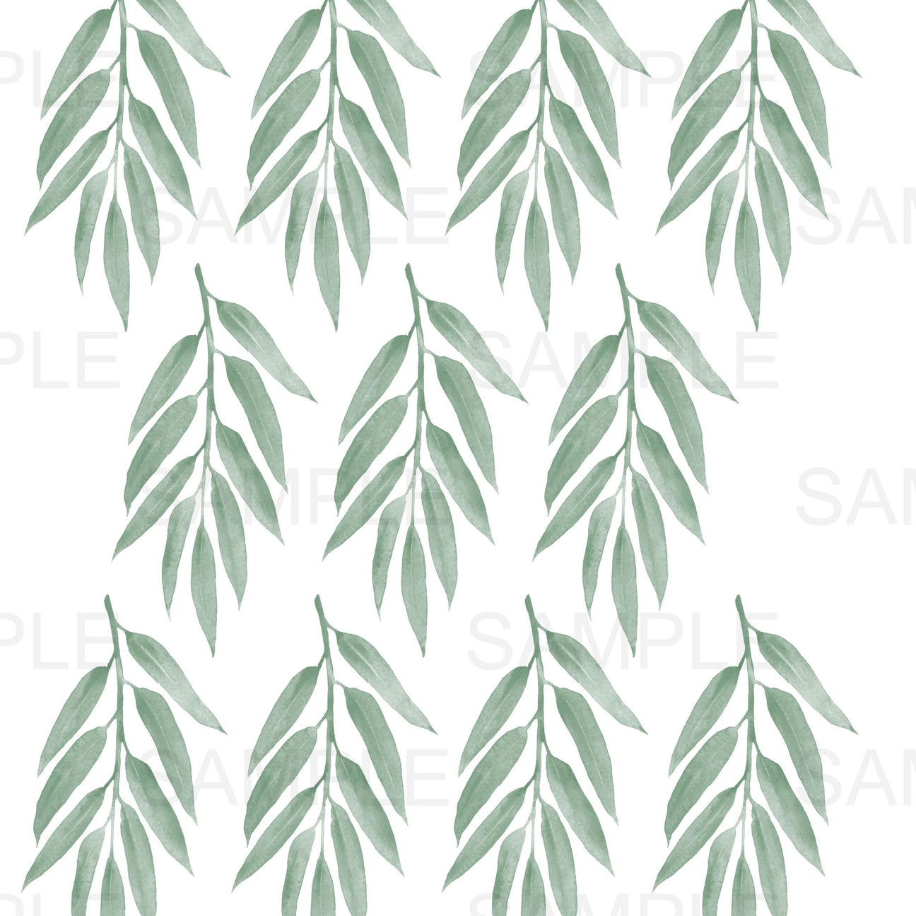 Palm Leaf Wall Decal || Tropical Leaf Wall Stickers