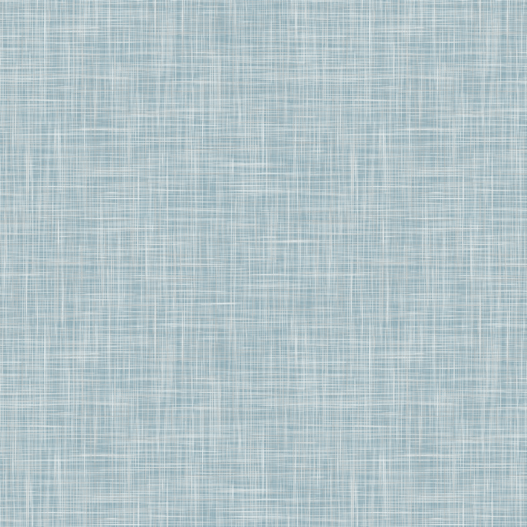 Sky Blue Grasscloth Peel and Stick Wallpaper